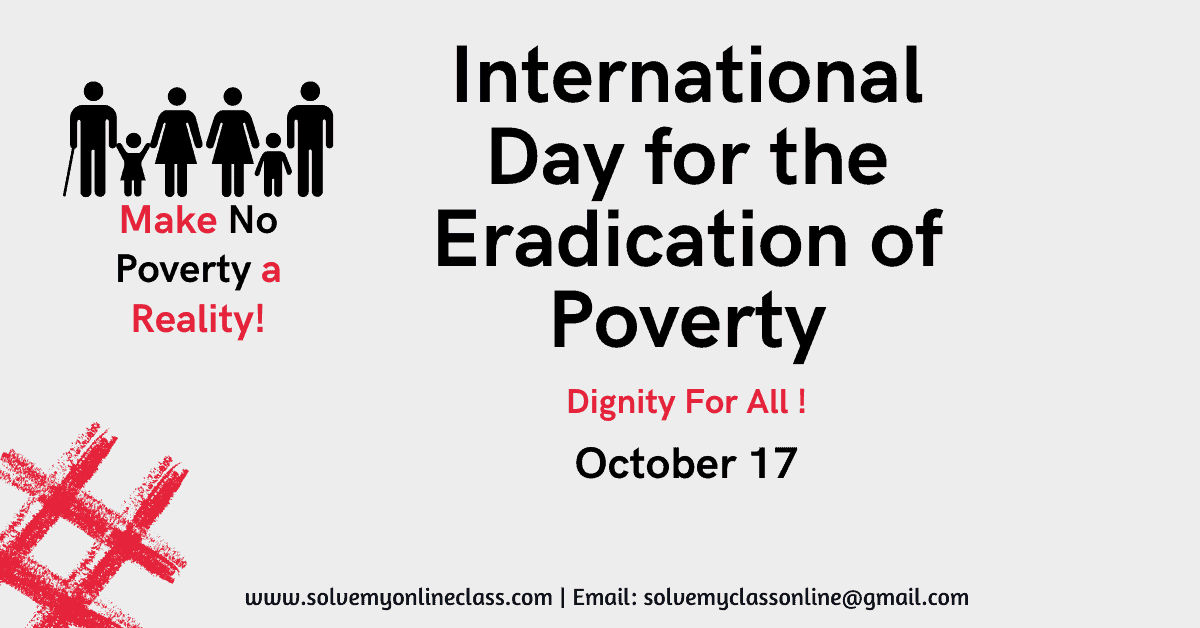 International Day for the Eradication of Poverty