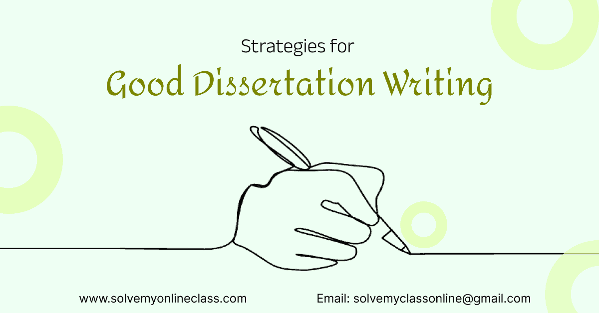 Dissertation Strategy and format for an ideal presentation of dissertation:
